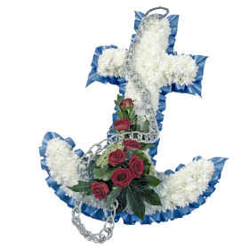 Ships Anchor Funeral Arrangement | Nautical Funeral Theme ...